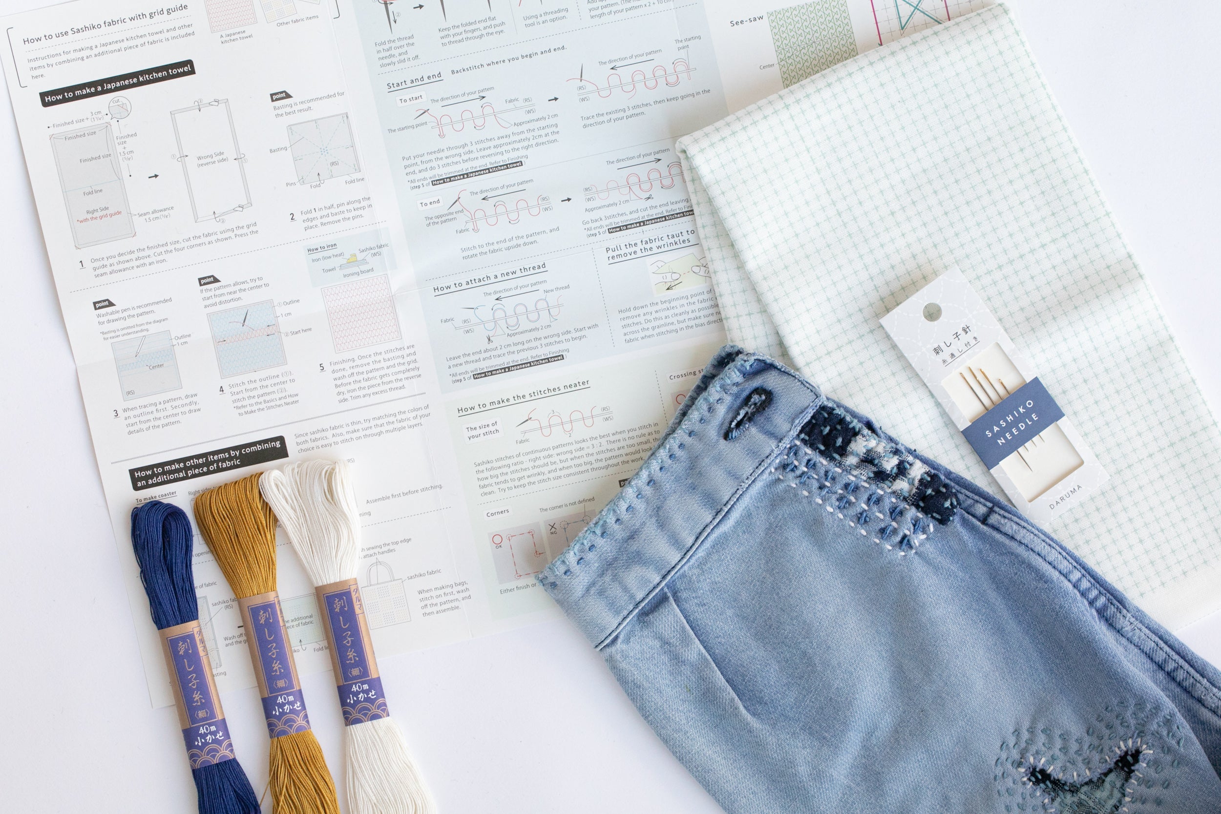 Visible Mending - Darning and Sashiko – tokyobike London