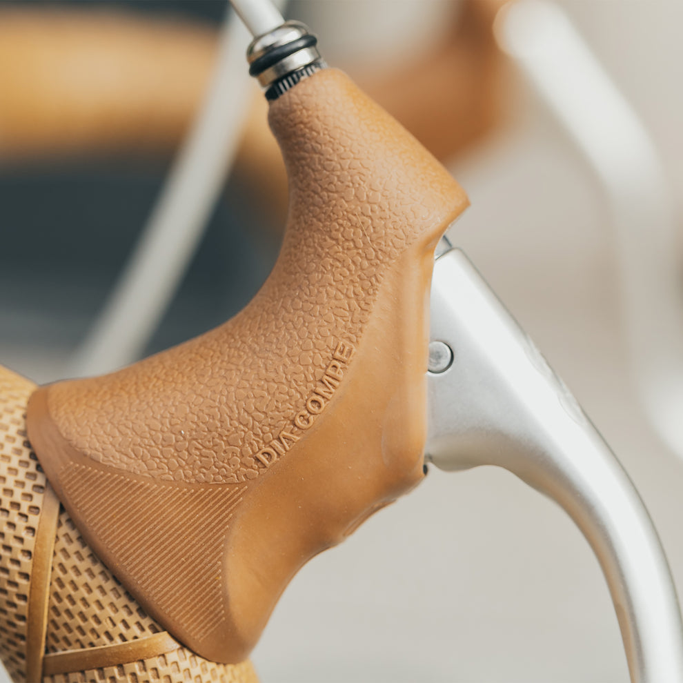 Dia-Compe - 202 Road brake levers, Brown / Silver – tokyobike London
